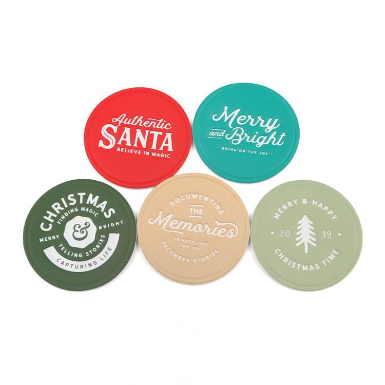 Unique Design Customized Debossed Printing Logo Tags Self-adhesive Back ...